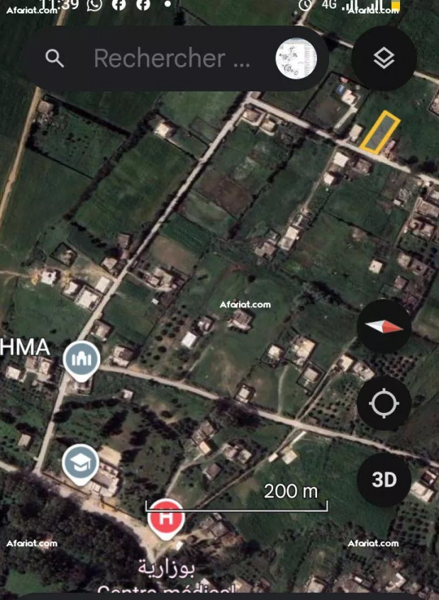 700m bizerte sud bouzaria rue plage ras injla | afariat.com