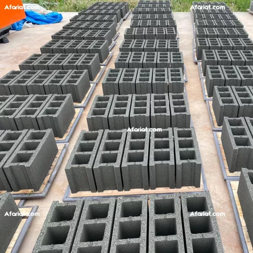 Machine d’agglos beton ott6s parpaing brique agglos pave bordure ...