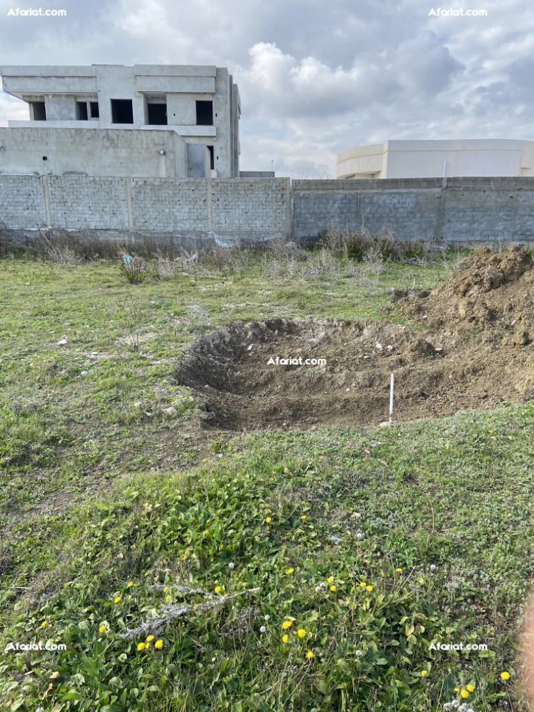 Terrain 500m cite riyadh borj cedria/slimane | afariat.com