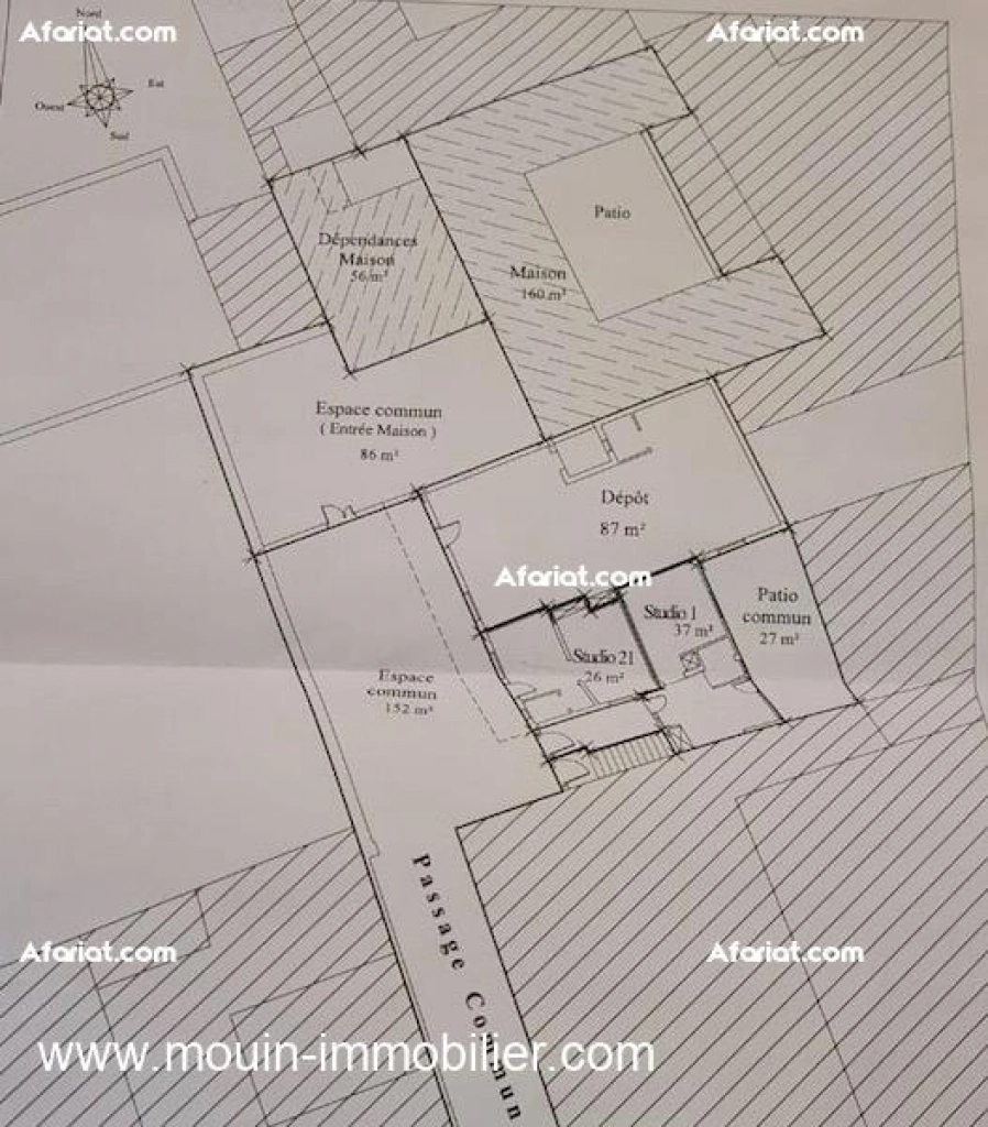 Dar safa av1596 hammamet zone la gare | afariat.com